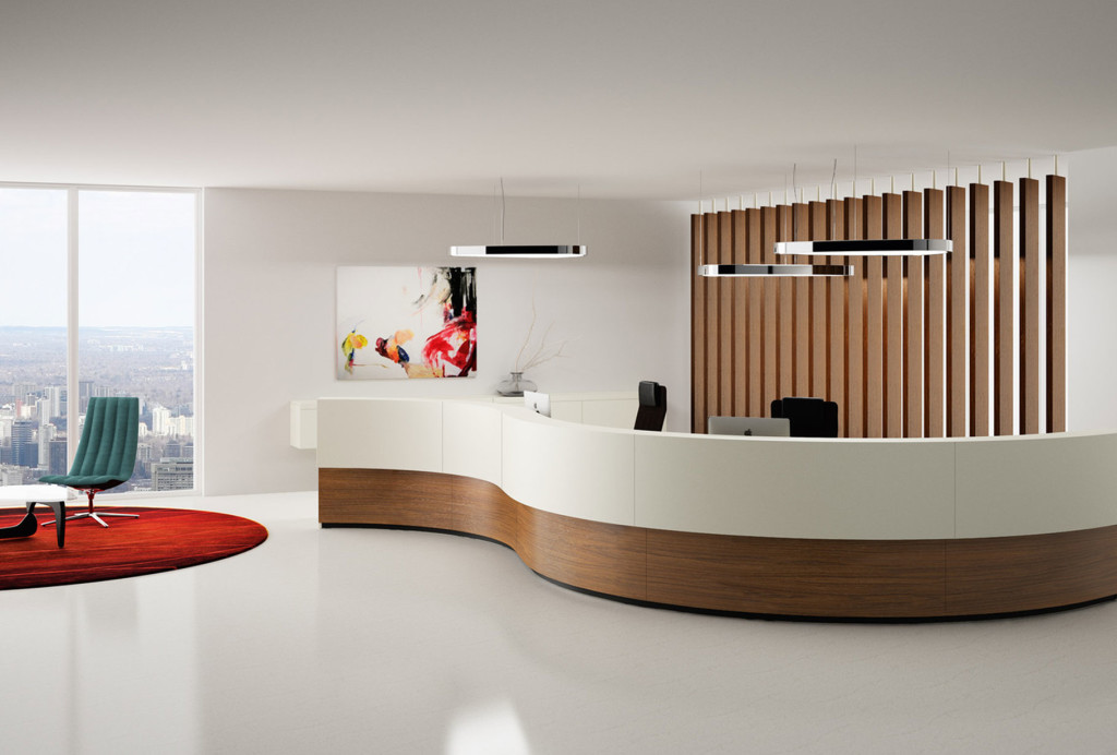 Cockpit 2.0 Reception Desk | Margolis Office Interiors